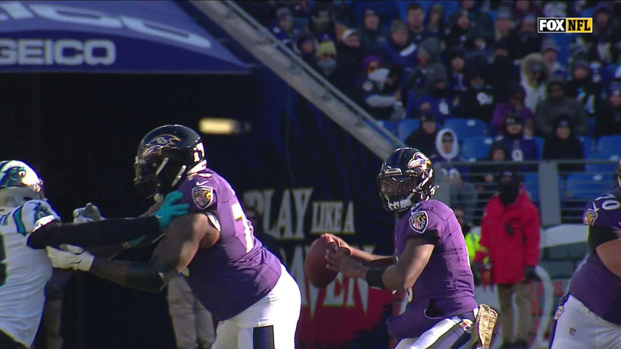 Baltimore Ravens wide receiver Demarcus Robinson's 31-yard reception ...