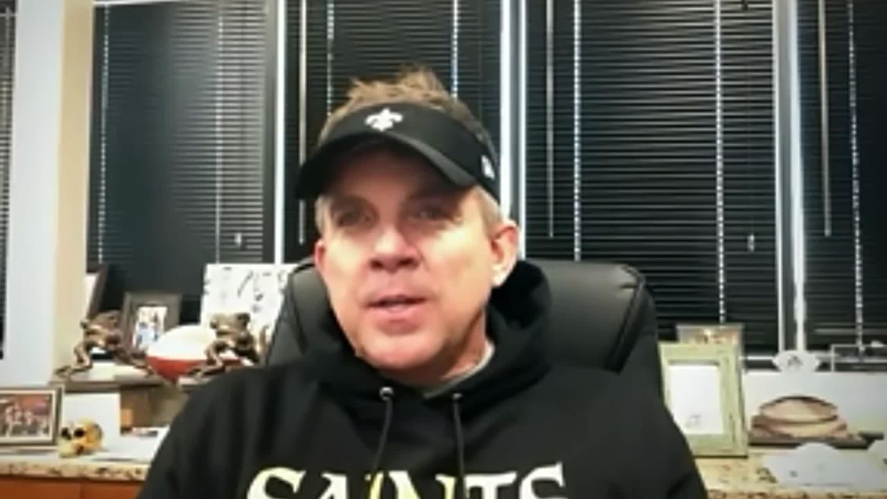New Orleans Saints head coach Sean Payton talks with Kay Adams about ...