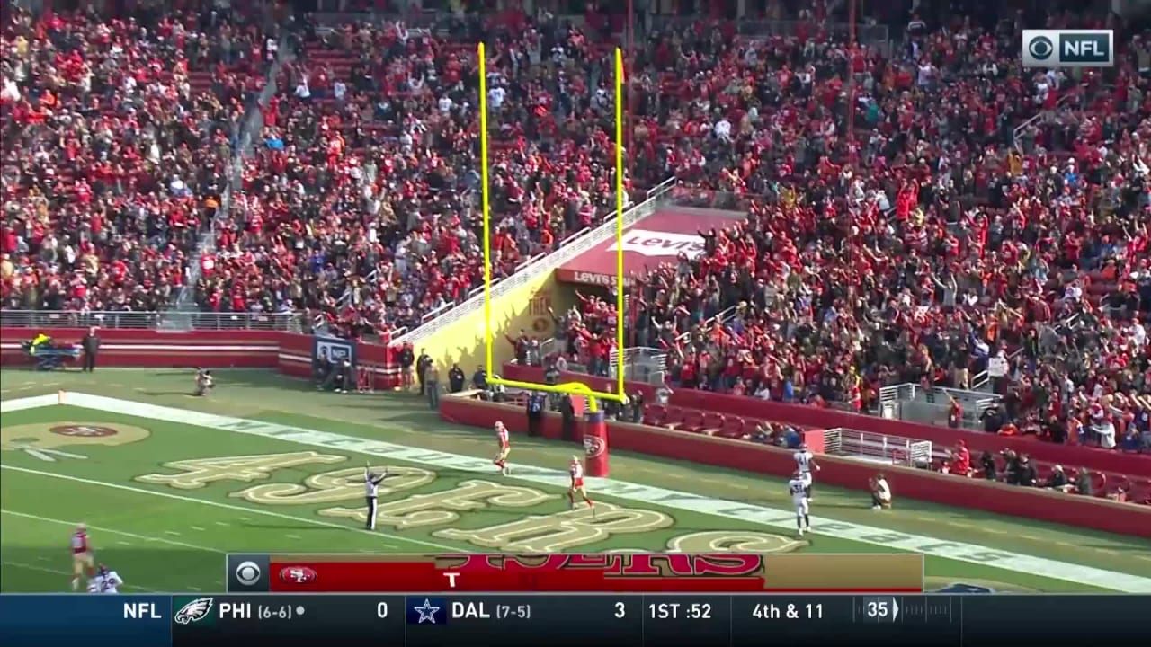 See aerial footage of San Francisco 49ers tight end George Kittle's 85 ...