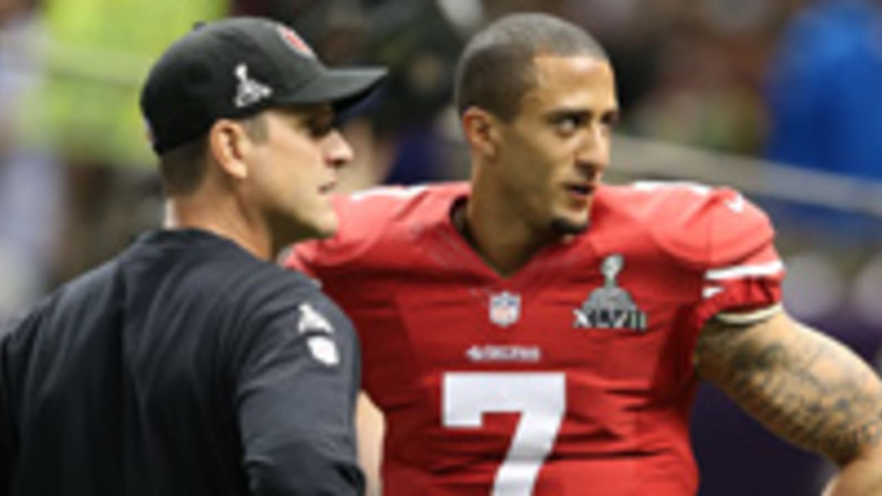 Jim Harbaugh to Colin Kaepernick: Go easy on weights