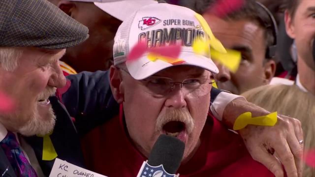 Andy Reid hypes fans after Super Bowl win: 'How 'bout those Chiefs?!'