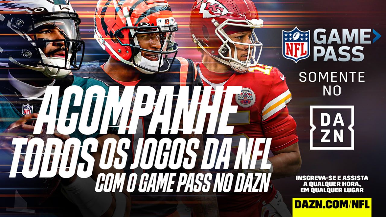 ASSISTA A TODOS OS JOGOS NO NFL GAME PASS!
