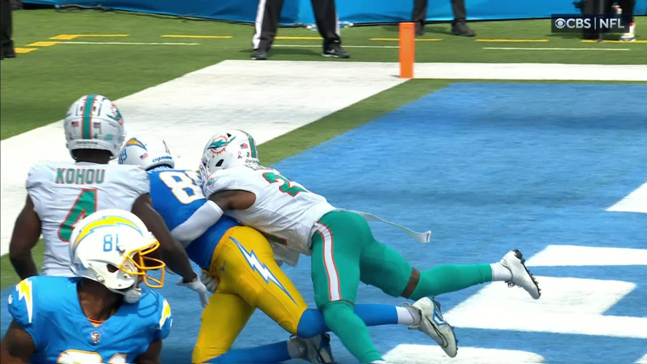 Los Angeles Chargers quarterback Justin Herbert's first TD pass of '23 ...