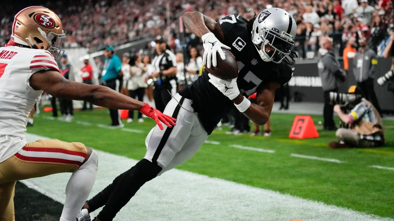 Every Las Vegas Raiders wide receiver Davante Adams catch from 2-TD ...