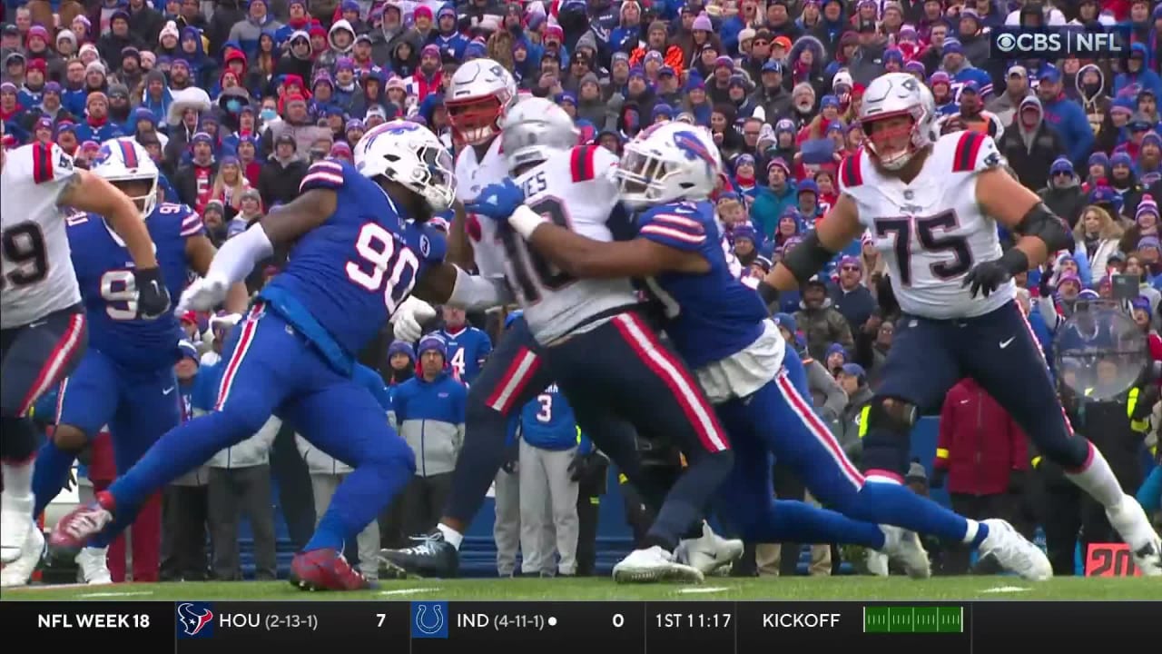 Buffalo Bills defensive end Gregory Rousseau ambushes New England ...