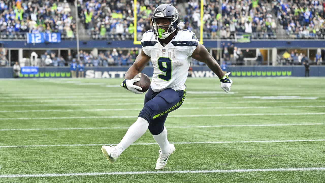Seattle Seahawks running back Kenneth Walker III's second touchdown of ...