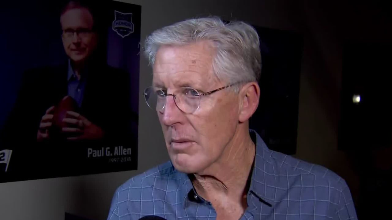 Seattle Seahawks head coach Pete Carroll on Seahawks drafting ... Seattle Seahawks head coach Pete Carroll on Seahawks drafting ...