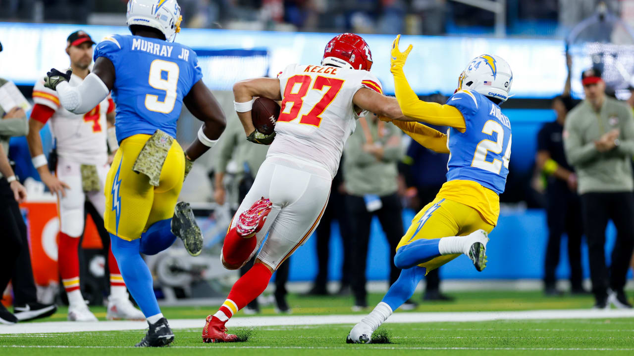 Kansas City Chiefs tight end Travis Kelce torches both Chargers ...