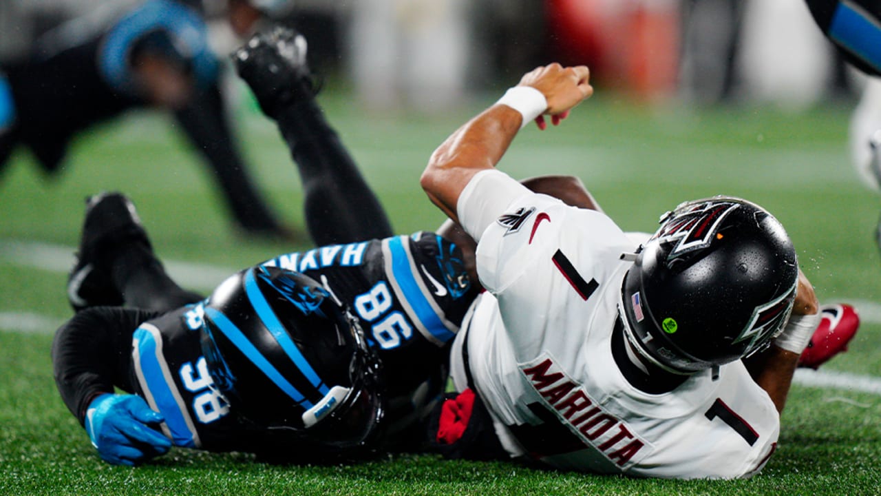 Carolina Panthers defensive end Marquis Haynes secures Carolina victory ...