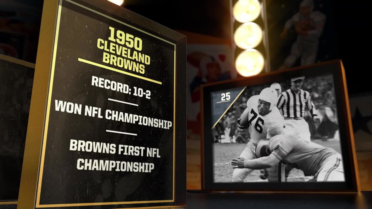 'NFL 100 Greatest' Teams, No. 25: 1950 Cleveland Browns