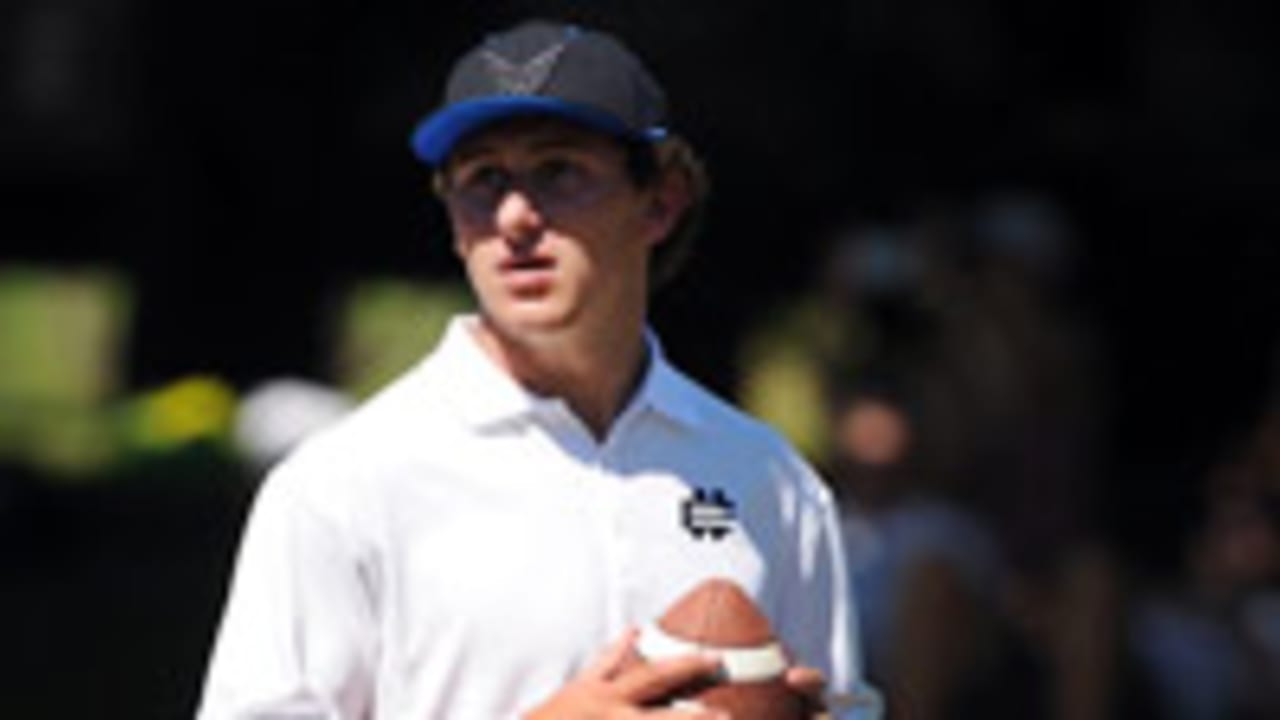 Johnny Manziel, AJ McCarron make waves at Mannings' camp