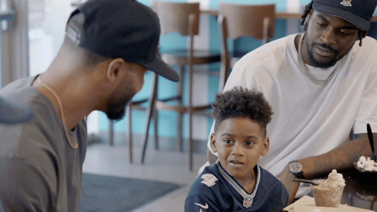'Hard Knocks': Trevon Diggs' son finally gets to meet Dallas Cowboys QB ...