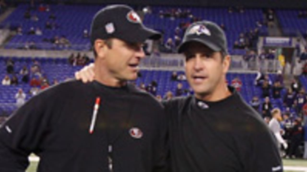 Jim Harbaugh on brother John: 'I'm half the coach he is'