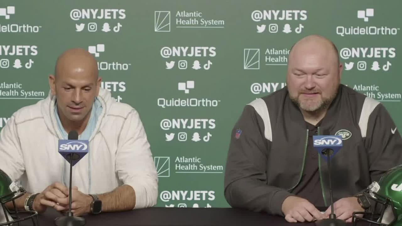 New York Jets head coach Robert Saleh: Jets quarterback Aaron Rodgers ...