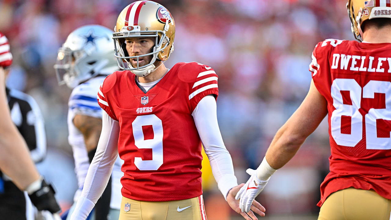 San Francisco 49ers kicker Robbie Gould gauges wind perfectly on 47 ...