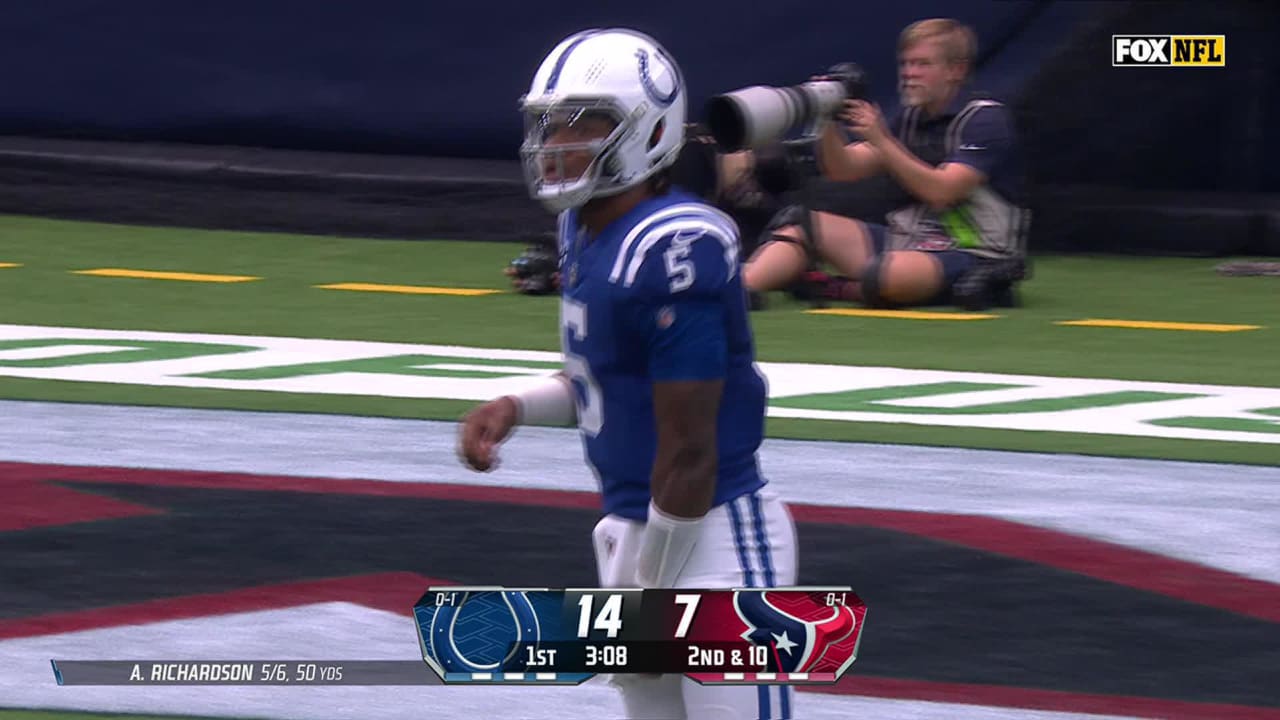 Indianapolis Colts quarterback Anthony Richardson unleashes left-handed ...