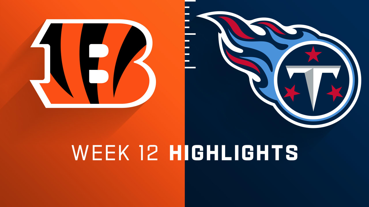 Cincinnati Bengals vs. Tennessee Titans highlights | Week 12