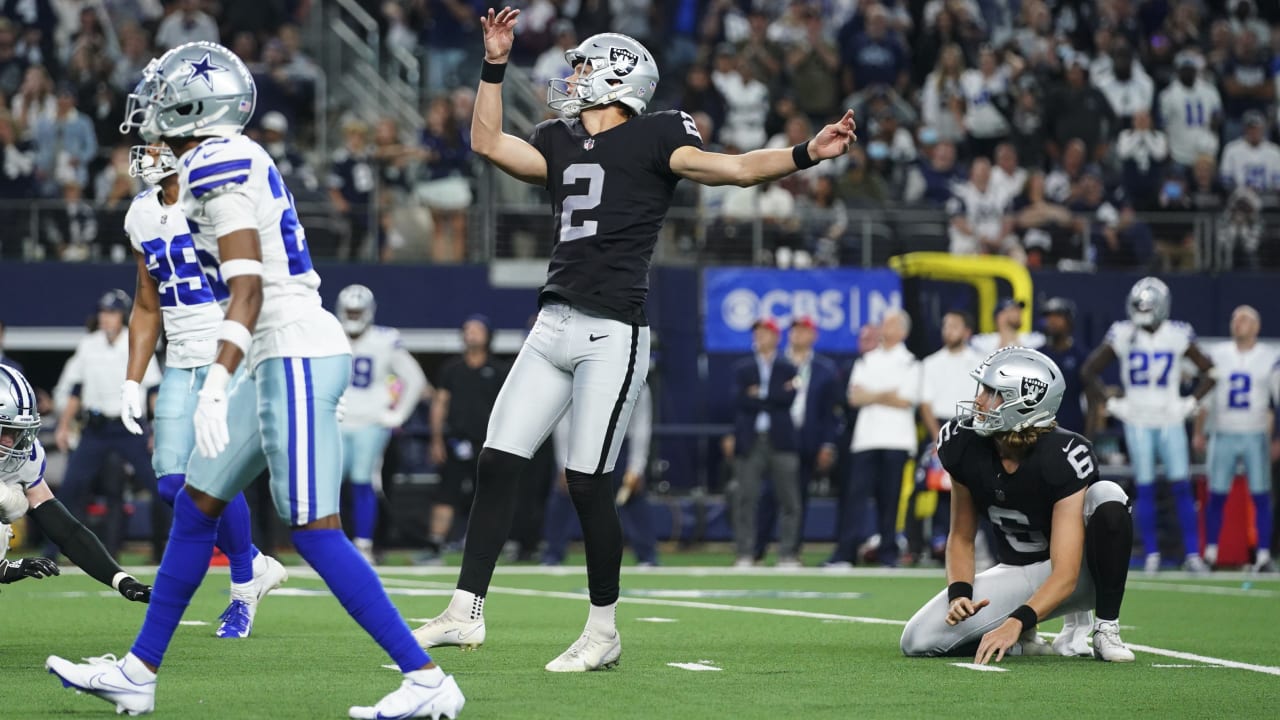 Las Vegas Raiders kicker Daniel Carlson's 29-yard FG secures win for ...