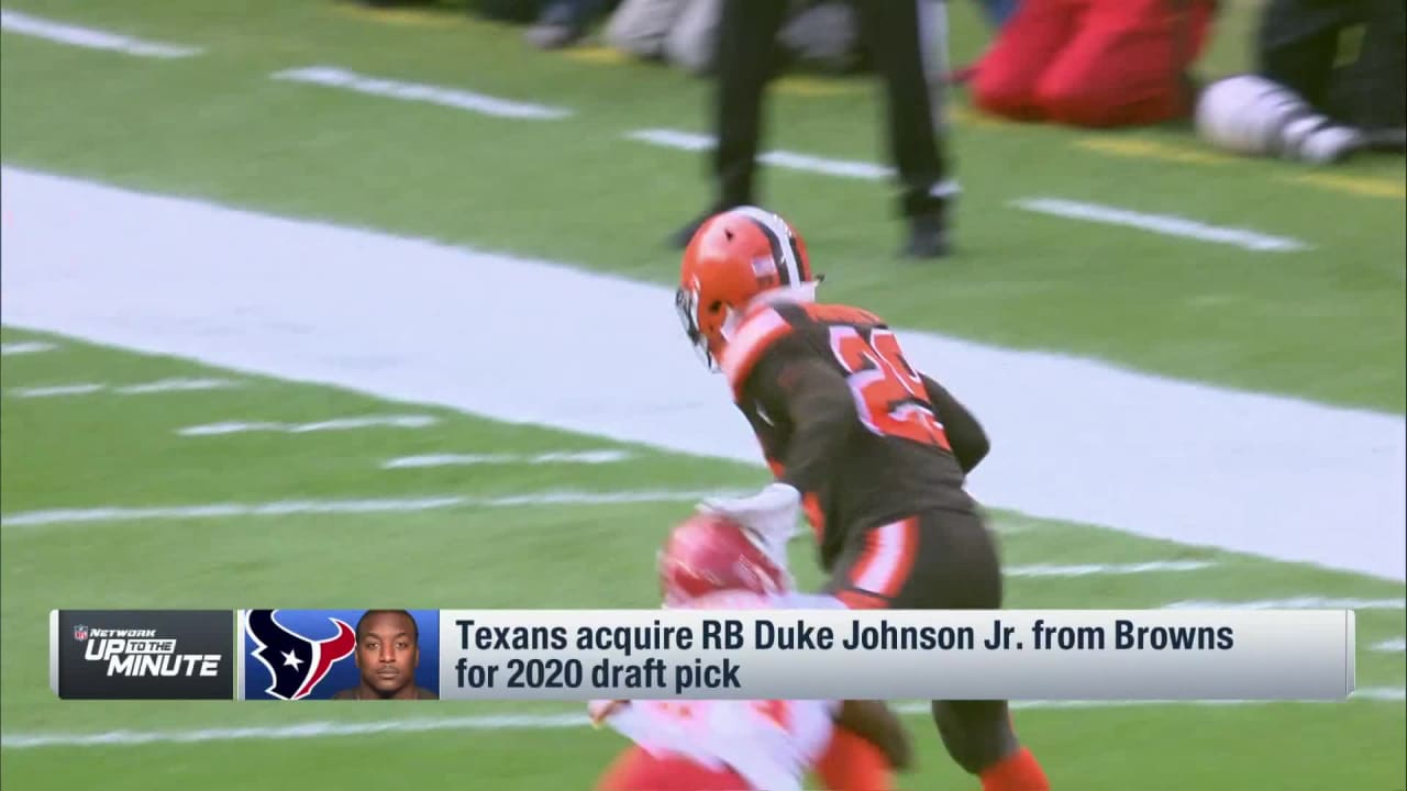 Texans trade Browns for running back Duke Johnson