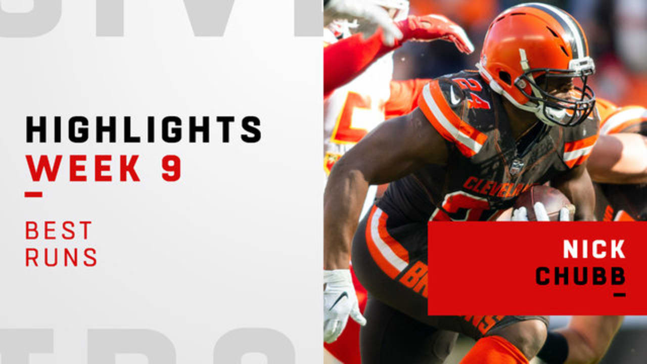 Nick Chubb's best runs against the Chiefs | Week 9