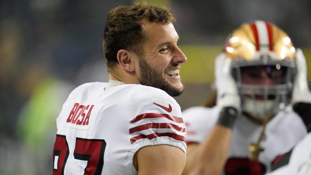 DE Nick Bosa leads 49ers' dominant defense, spearheads NFC West title