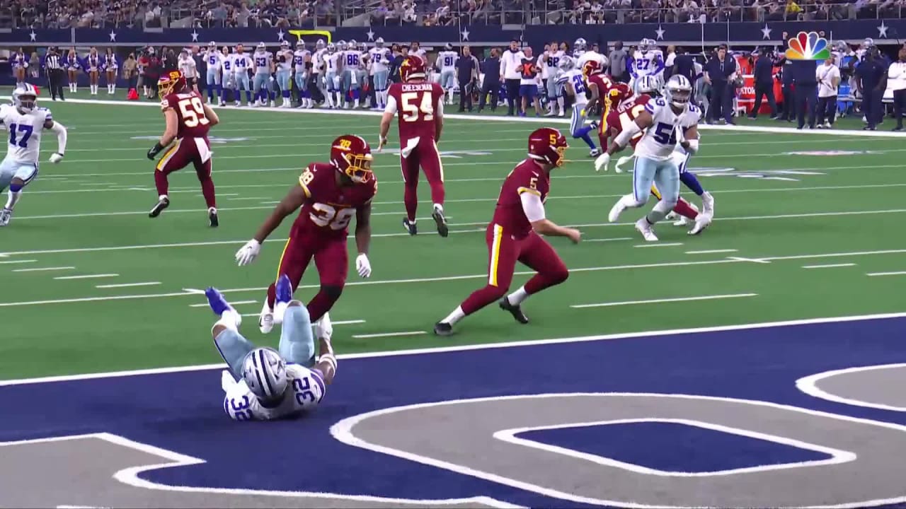 Special teams TD! Dallas Cowboys' third blocked punt of 2021 goes for six