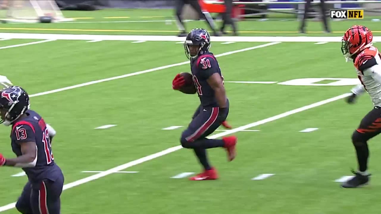 Houston Texans running back David Johnson finds hole and explodes for ...