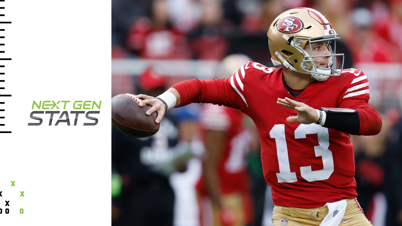 Next Gen Stats: San Francisco 49ers quarterback Brock Purdy's 5 most ...