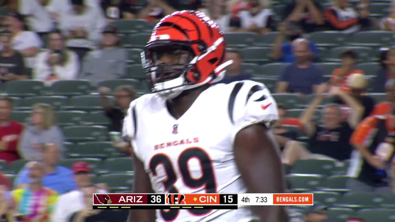 Cincinnati Bengals running back Jacques Patrick will not be denied on ...