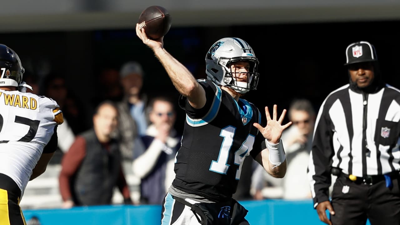 Can't-Miss Play: Carolina Panthers quarterback Sam Darnold goes way downtown to wide receiver ...