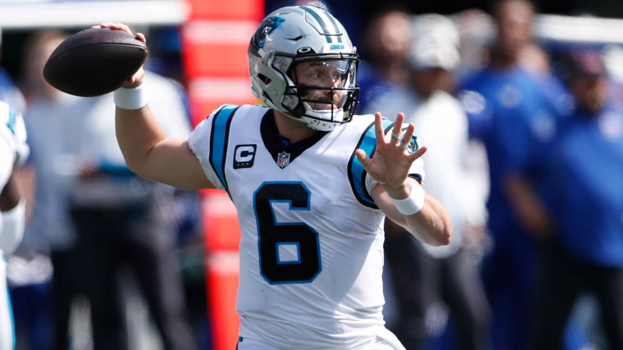 Carolina Panthers quarterback Baker Mayfield slings 16-yard TD laser to ...