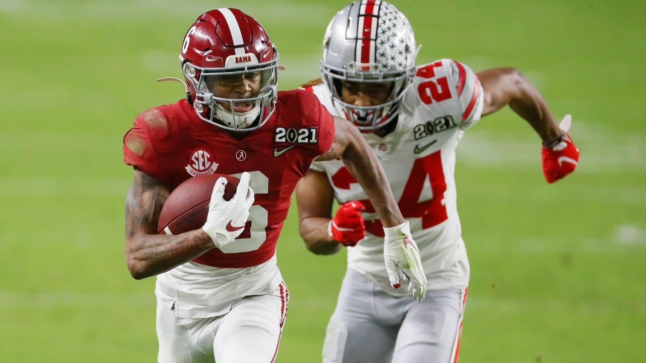 Crimson Tide star WR DeVonta Smith shines brightest in Alabama's title win