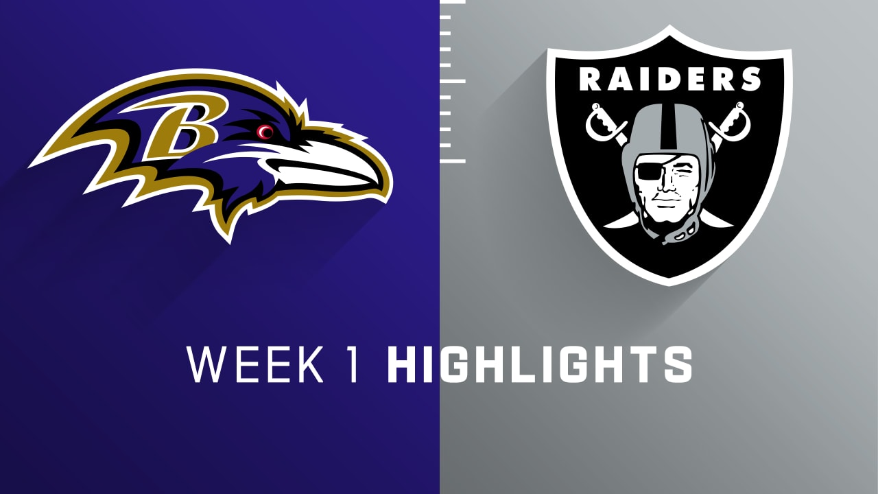 Baltimore Ravens vs. Las Vegas Raiders highlights | Week 1
