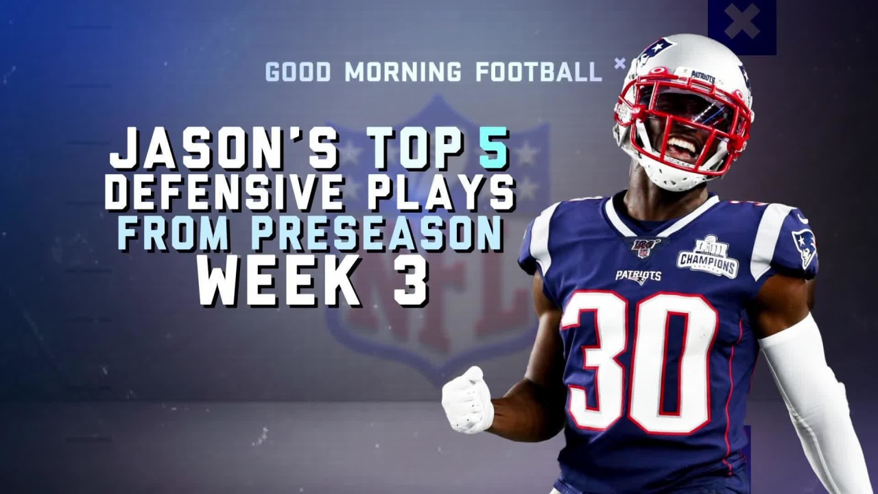 NFL Network's Jason McCourty's Top 5 defensive plays from preseason Week 3