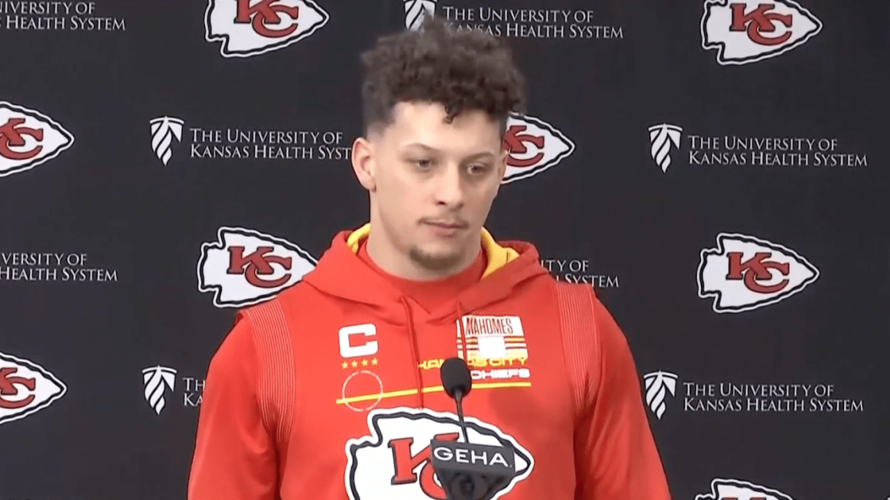 Kansas City Chiefs quarterback Patrick Mahomes discusses historical ...