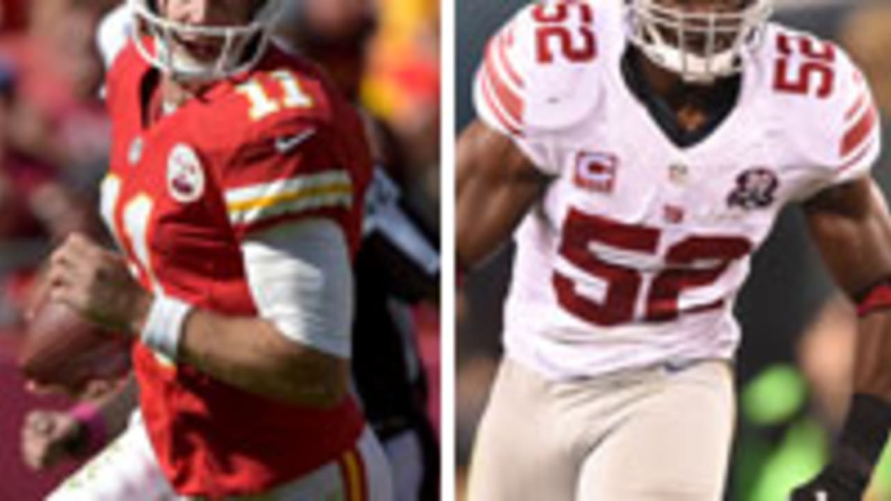 Alex Smith strained shoulder; Beason's season over