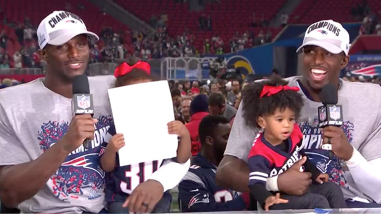 New England Patriots defensive backs and brothers Jason and Devin ...