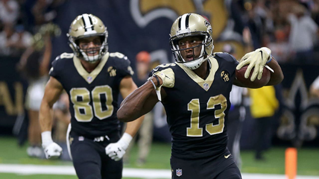 Michael Thomas caps off the drive with quick slant TD