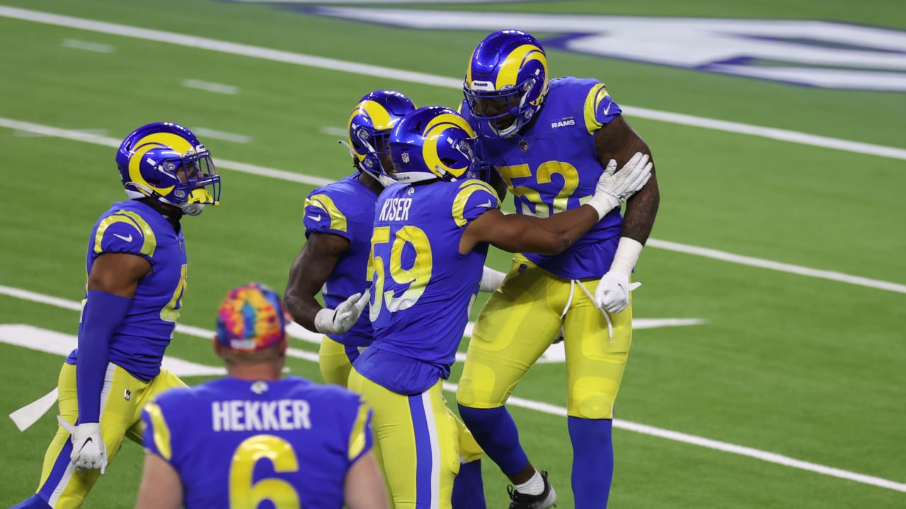 Los Angeles Rams linebacker Terrell Lewis chops down Cordarrelle ...