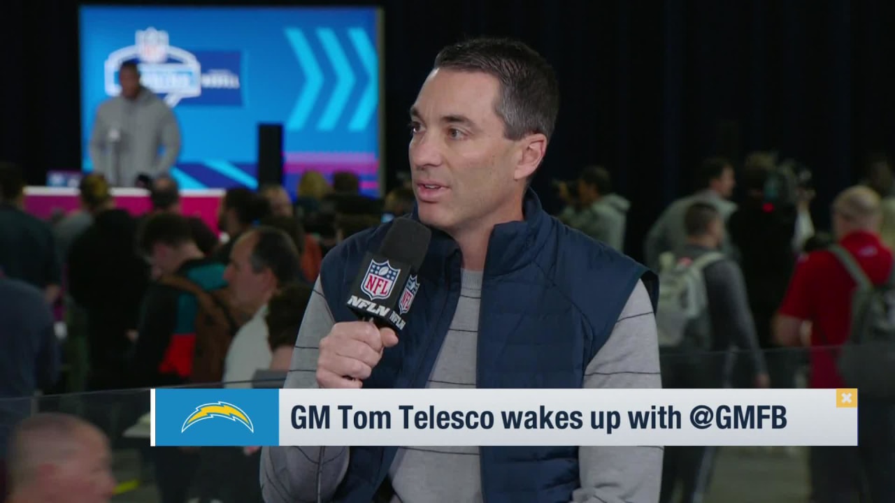 Los Angeles Chargers GM Tom Telesco talks Kellen Moore joining coaching ...