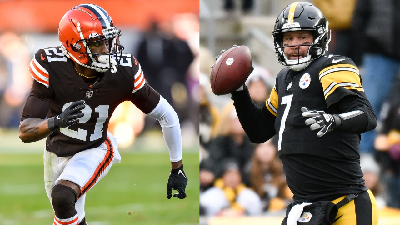 Browns CB Denzel Ward hopes to pick off Big Ben in Steelers QB's potential final home game