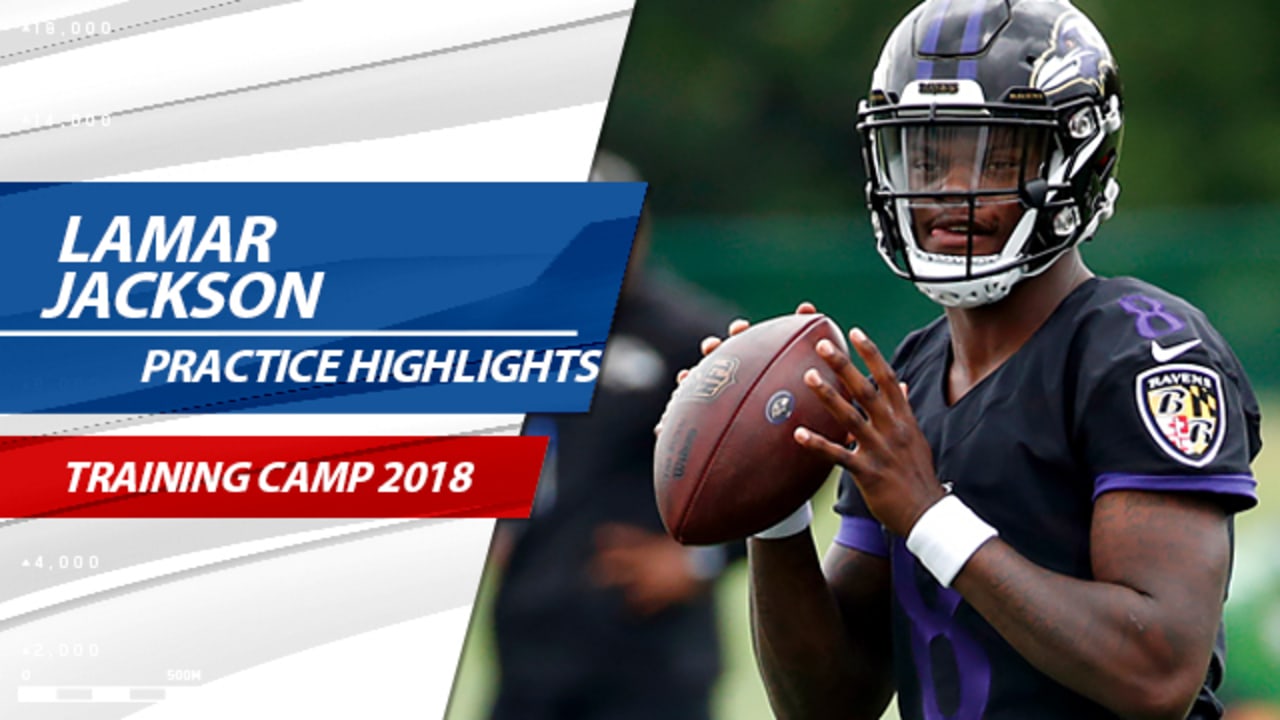 Best of Baltimore Ravens quarterback Lamar Jackson at training camp