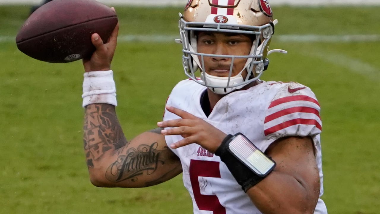 San Francisco 49ers quarterback Trey Lance couldn't be more accurate on ...