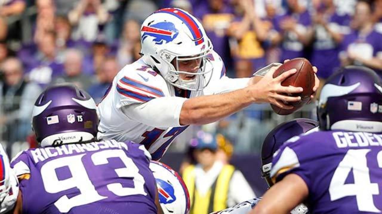 Josh Allen caps off the drive with a leaping 1-yard TD run