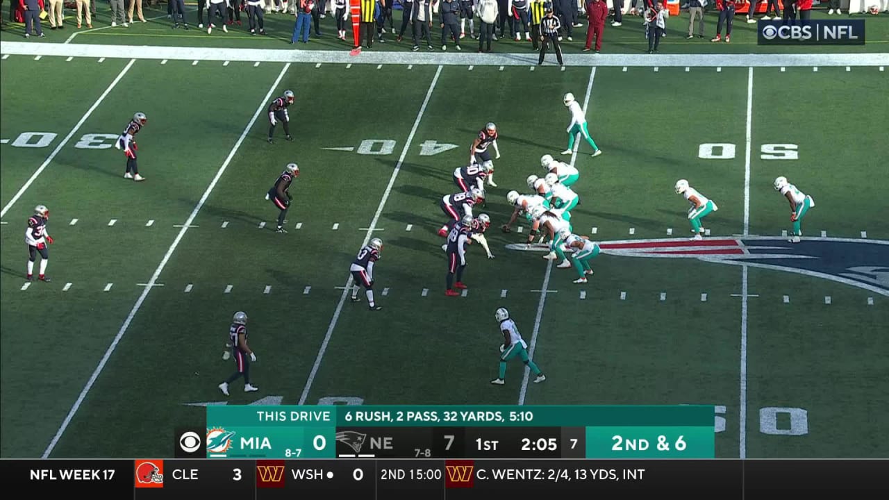 Miami Dolphins quarterback Teddy Bridgewater's 19-yard field-crossing ...