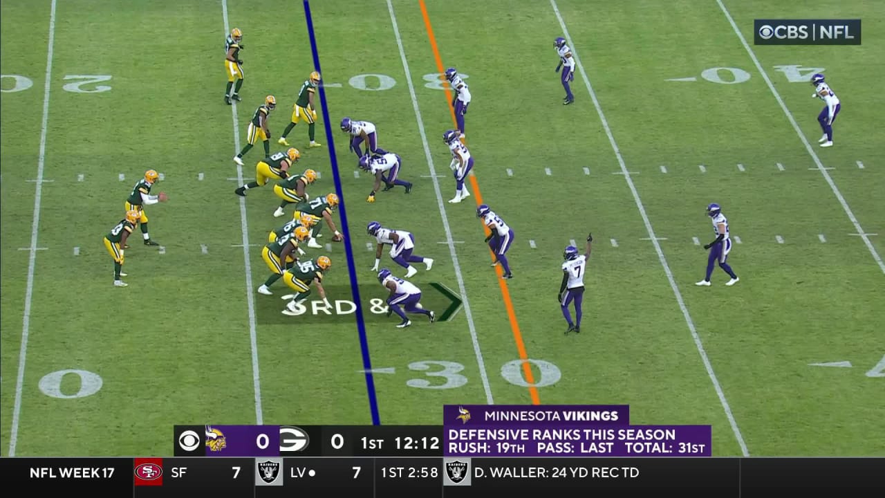 Green Bay Packers quarterback Aaron Rodgers' third-down deep shot ...