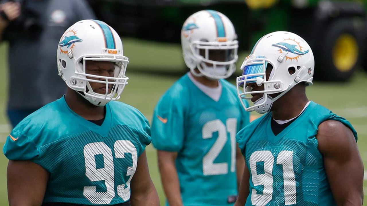 Miami Dolphins training camp: Ndamukong Suh, Cam Wake jell