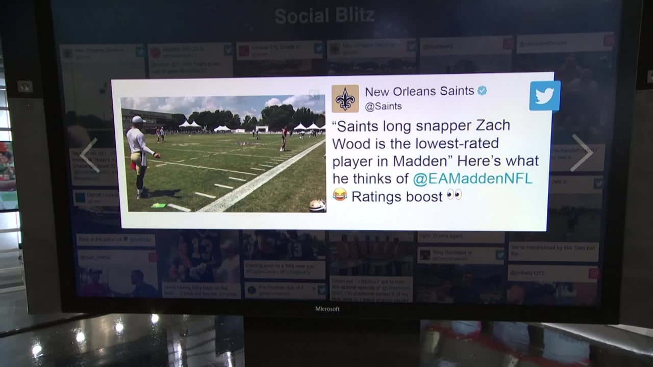 New Orleans Saints long snapper Zach Wood has priceless response to ...