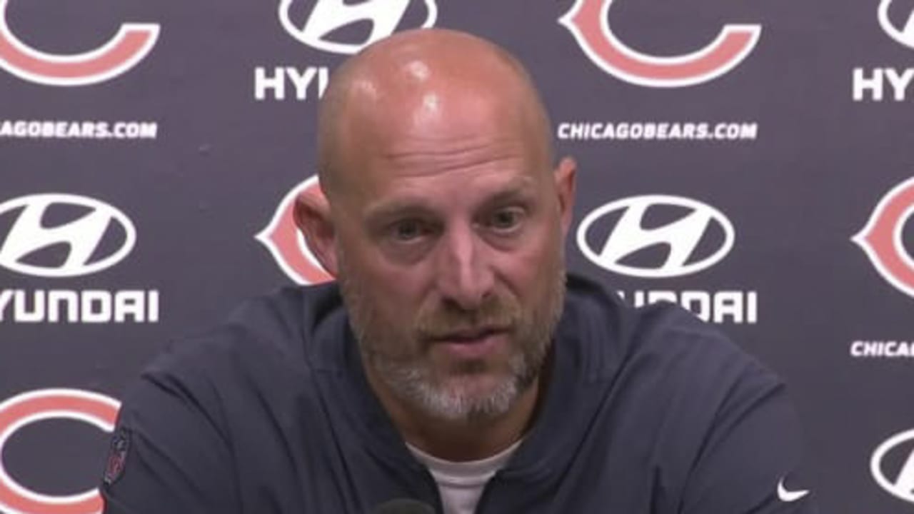 Chicago Bears head coach Matt Nagy assesses next steps in QB Justin ...
