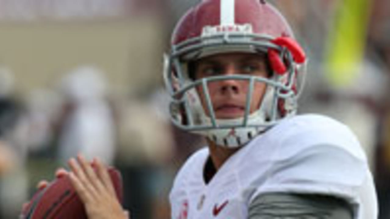 Jack Del Rio's son now Alabama's No. 3 QB